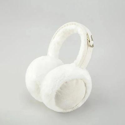 Plush Wool Ear Muffs Fashion Solid Color Soft Faux Fur Cold