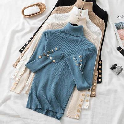 Thick Sweater Pullovers Long Sleeve ops Women Autumn Winter