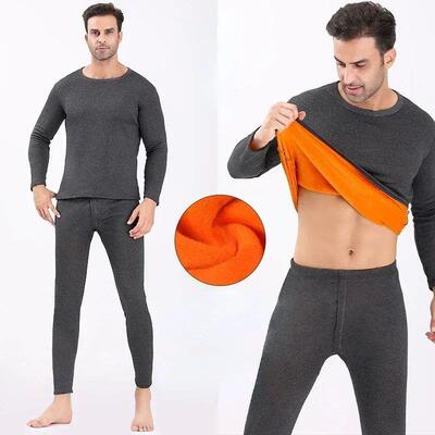 Thermal Underwear Sets Men Winter Long Johns Women Plus Velv
