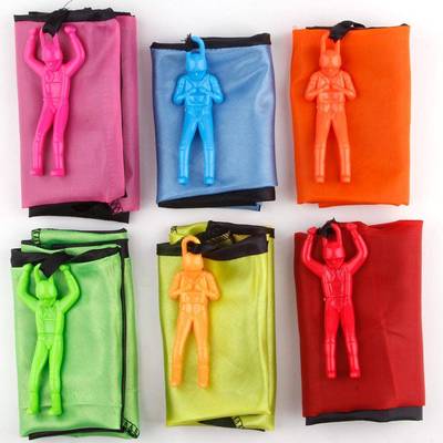 Outdoor Game Chld Hand Throwng Parachute Flyng Toy Tangle