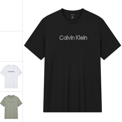 CK男士休闲圆领短袖T恤