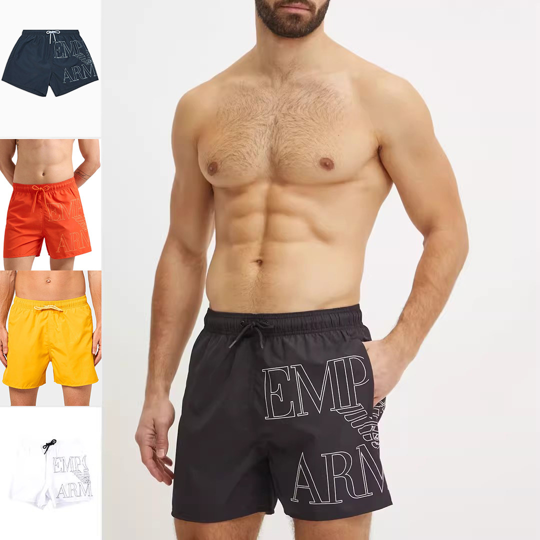 Armani/阿玛尼EA 男士时尚鹰标休闲短裤沙滩裤 EM000583 AF12326