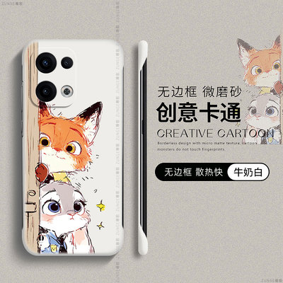 适用opporeno13手机壳reno12尼克14朱迪reno10套reno9pro十无边框reno11硬壳0pp0防摔8por+疯狂动物城oppo