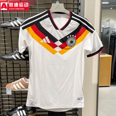 阿迪达斯男装2026夏德国队世界杯球迷版速干透气短袖T恤 JN2066