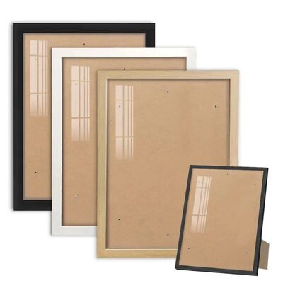30x40cm Frame Black and White Wood Grain Photo Frame Can Be