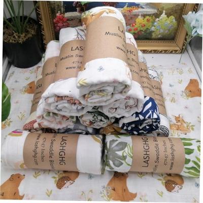 Muslin Baby Blanket 100% Cotton Swaddle Wrap For Newborn Bet