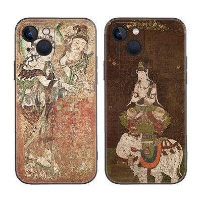 苹果iPhone17菩萨焚香普贤佛像