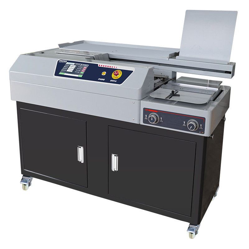 万德X3全自动无线胶装机热熔胶标书装订机办公合同小型电动胶订机大型设备书本凭证装订成册_虎窝淘