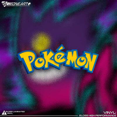 Pokémon精灵宝可梦logo反光贴纸