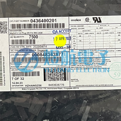 43640-0201连接器Molex