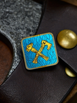 EDC贴章钛合金士气章盖隐