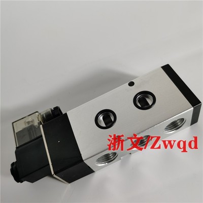 电磁阀UVSC-440-4E1-B DC24V AC220V板式二位五通换向阀