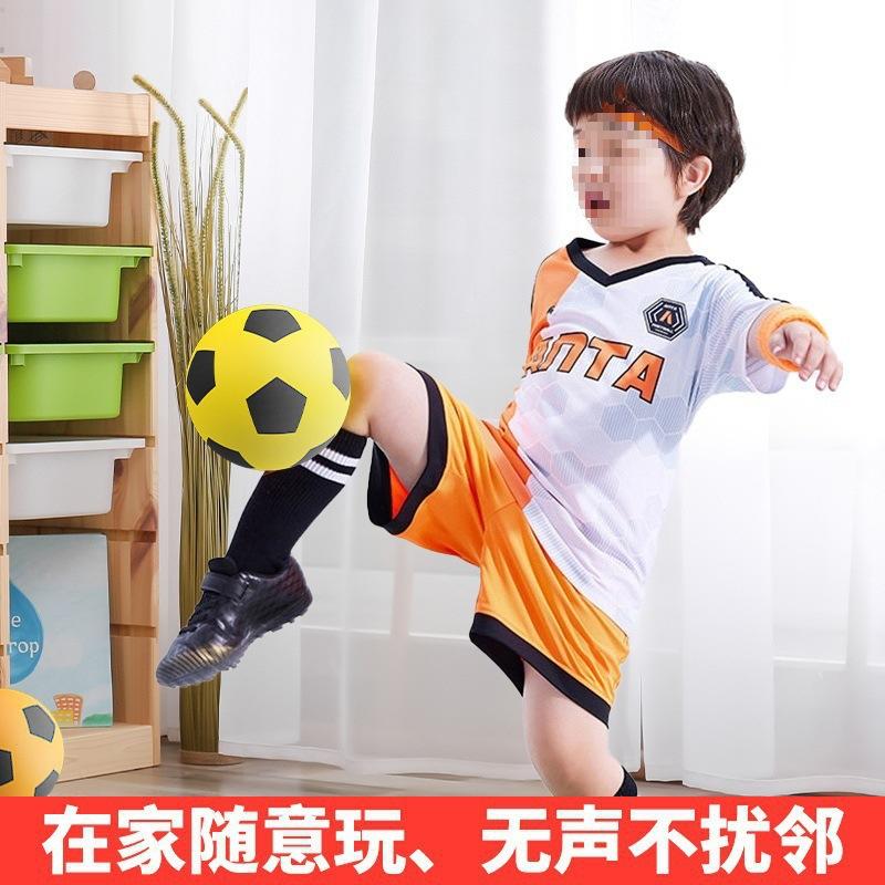 网红款儿童室内静音足球训练球网红无声静音拍拍球高弹力无气味柔