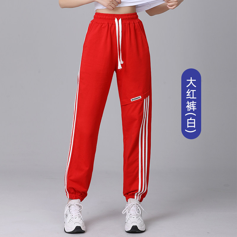 杨丽萍广场舞运动服装新款纯棉短袖上衣健身鬼步舞跳舞套装女