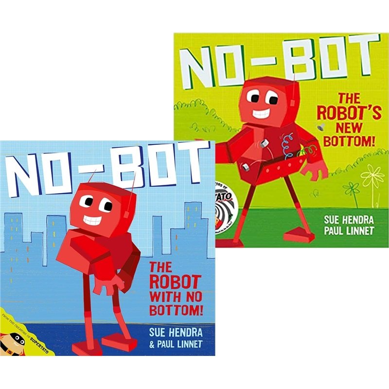 【自营】No-Bot-the Robot with No Bottom No-Bot-the Robot's New Bottom机器人英语 ...