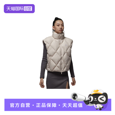 【自营】耐克女子宽松绗缝马甲保暖棉服背心外套HV0414-104