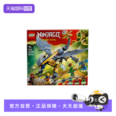 【自营】LEGO乐高幻影忍者系列71855忍者飞龙阿尤战甲积木玩具