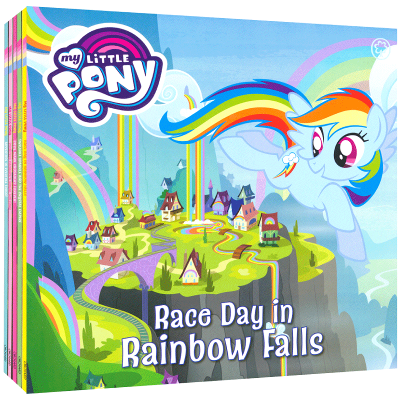【自营】小马宝莉原版进口 My Little Pony Stories 儿童冒险英文故事绘本 4册套装 正能量情商教育 女孩阅读英语书籍英文原版图书