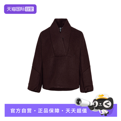 【自营】Adidas阿迪达斯女子抓绒休闲廓形半开襟卫衣套头衫HY2122