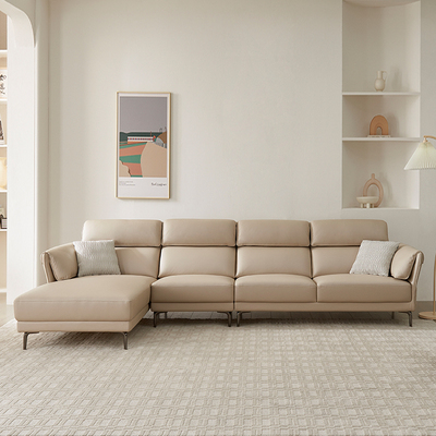 全友家居家具家私正品 布洛克 意式 210003 客厅L型舒感布艺沙发