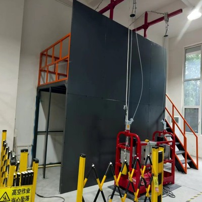 电动吊篮教学职业培训单人吊具悬吊平台学校专用登高架一体化设备