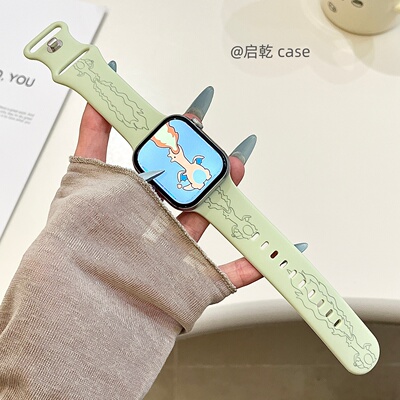 适用苹果手表表带硅胶