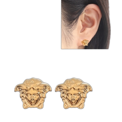 VERSACE 美杜莎耳钉 (DG25591 DMT1 3J000) 珠宝范思哲配饰