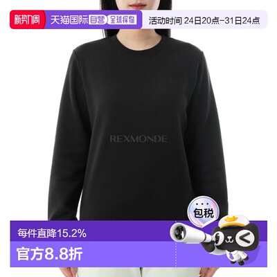 韩国直邮J.LINDEBERG W Alpha 圆领衫 (AWJS13399-9999) 长袖T恤