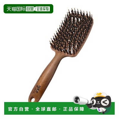韩国直邮YAO 镂空气垫按摩家用梳子  强壮的正方形木梳 鬃毛款