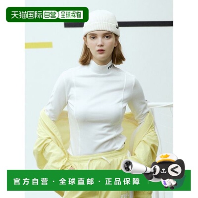 韩国直邮FIFA 1904 象牙白高领女式 T 恤 FF23TL02W 400 _P362082