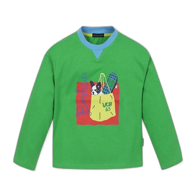 韩国直邮BENETTON儿童童装T恤QATS12361GN