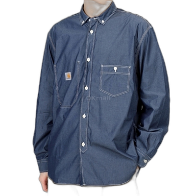 韩国直邮JUNYA WATANABE WM-B903 靛蓝短袖上衣 Carhartt联名款