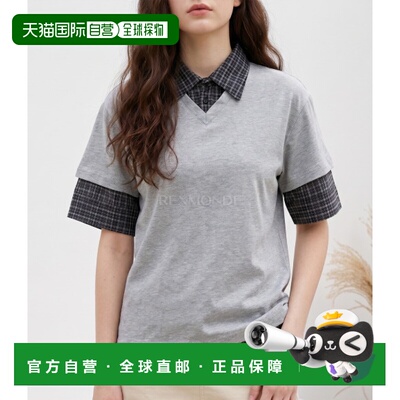 韩国直邮Gimaguas MAURI POLO 灰色 短袖珠地领
