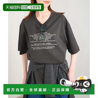 日本直邮U by SPICK&SPAN 女装 全棉摄影印花T恤 26070212320030