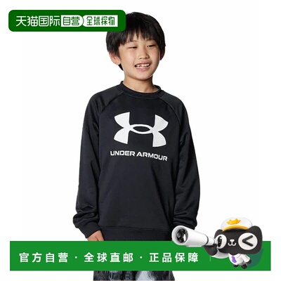 日本直邮UNDER ARMOUR Junior Apparel UA Tech Terry Logo 圆领