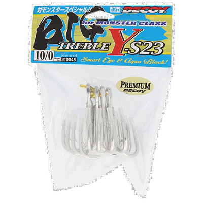 日本直邮Katsuichi Decoy Big Treble Y-S23 #10 0 TINAqua Block