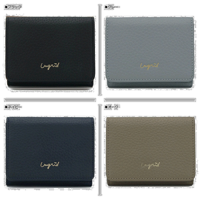 日本直邮Ungrid 女士三折迷你钱包简约百搭UNG-50840