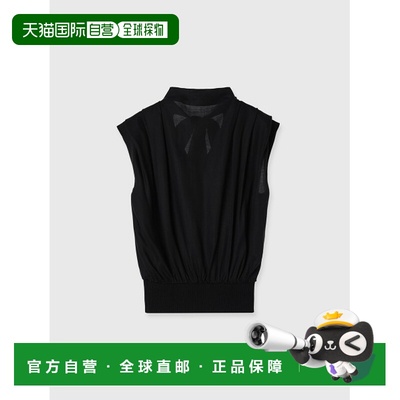 1h可退 日本直邮anuans 女士雪纺垂坠衬衫 长款飘带设计 15254103