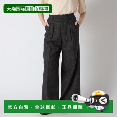 日本直邮SHINZONE JOSE 女士阔腿裤中部压褶阔腿裤时尚百搭适合露