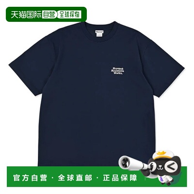 日本直邮Marmot 土拨鼠 MMW系列 刺绣T恤 MTSS25MST064 藏青色