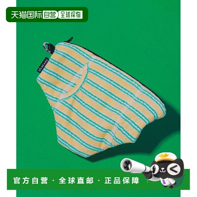 日本直邮bPr BEAMS 多功能绒面条纹收纳包 33650237965