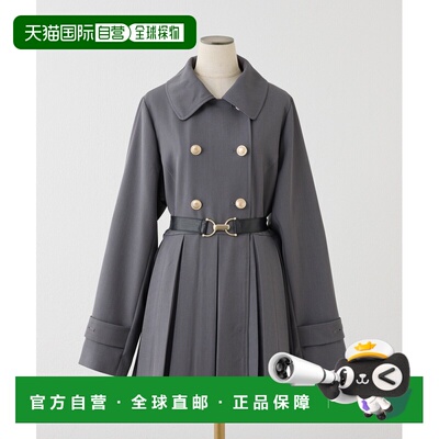 日本直邮NICE CLAUP 女装 宽松版型 trench coat 腰带设计 016108