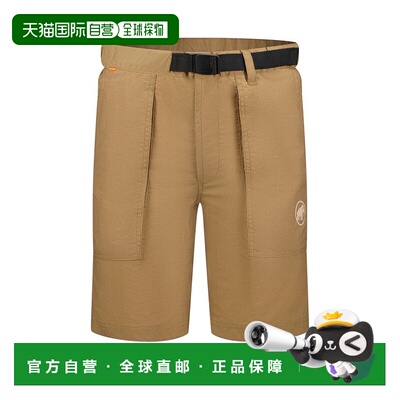 日潮跑腿MAMMUT猛犸象 远足工装短裤 AF 女式 dark sand XS五分裤