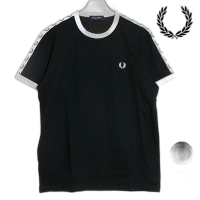 日本直邮 FRED PERRY 男式 Taped Ringer T恤 M4620 SS24 TAPED R
