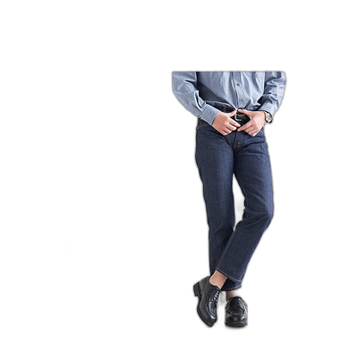 日本直邮[712] RESOLUTE 712/拉链门襟锥形直筒牛仔布/-一次水洗-