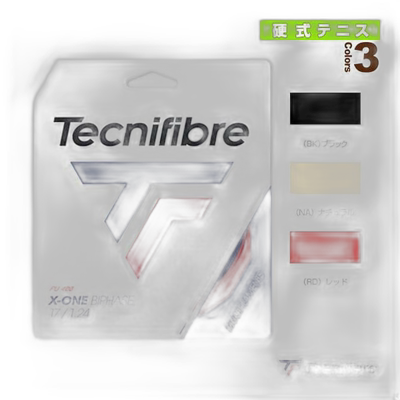 日本直邮Tecnifibre X-ONE BIPHASE 01GXO 网球线（单根）天然