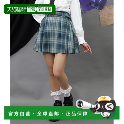 日本直邮NIBBLE POISON 女士 腰带褶皱迷你裙 IM271X02NP