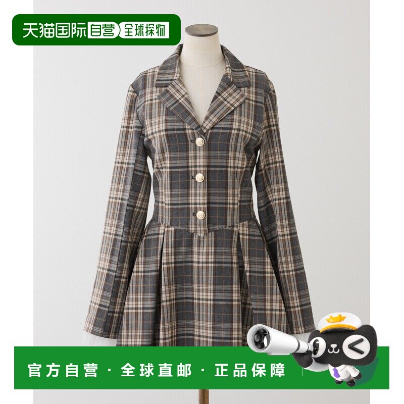 日本直邮NICE CLAUP 女士 收腰系带连衣裙 016218【付后1h可退】