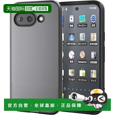 【日本直邮】ELECOM Google Pixel 9a 透明轻薄TPU壳 金属黑 PM-P