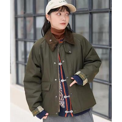 日本直邮Barbour 女士 联名款BORROWDALE短款保暖【付后1h可退】
